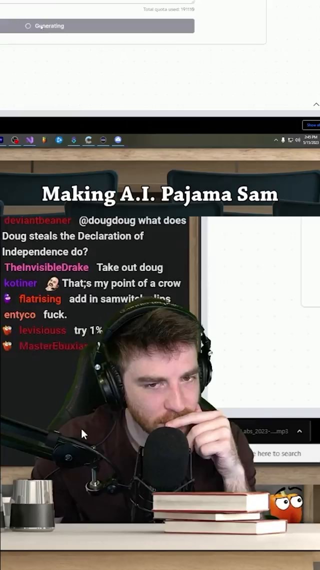 Making A.I. Pajama Sam @dougdoug what does Doug steals the Declaration ...