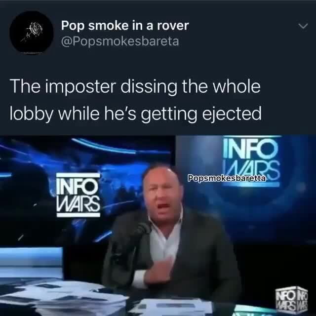 Pop smoke in a rover @Popsmokesbareta The imposter dissing the whole ...