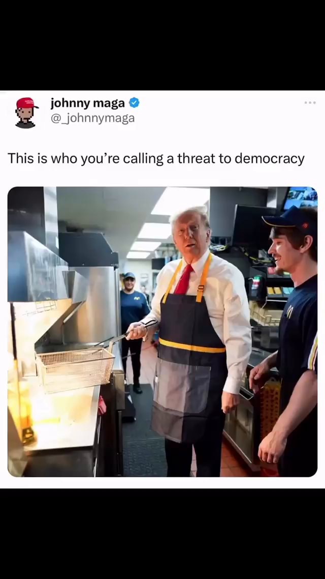 Johnny maga _johnnymaga This is who you're calling a threat to ...