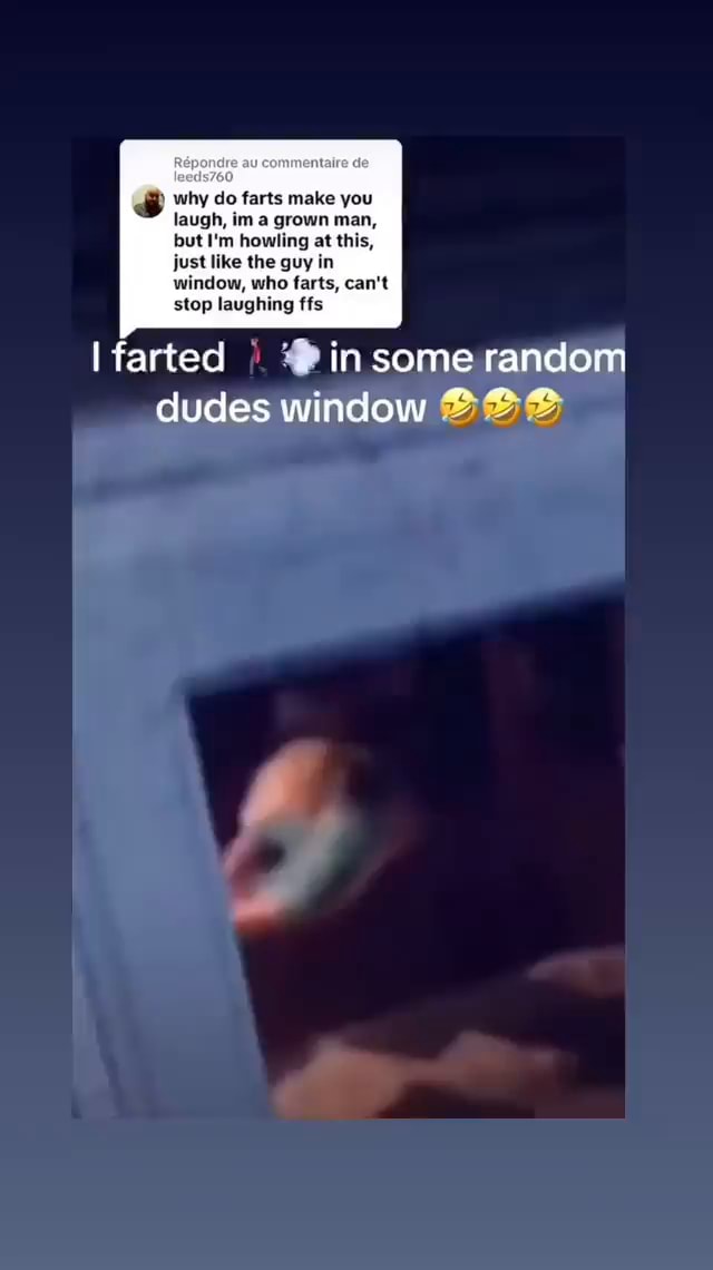 Why do farts make you laugh, im a grown man, but I'm howling at this ...