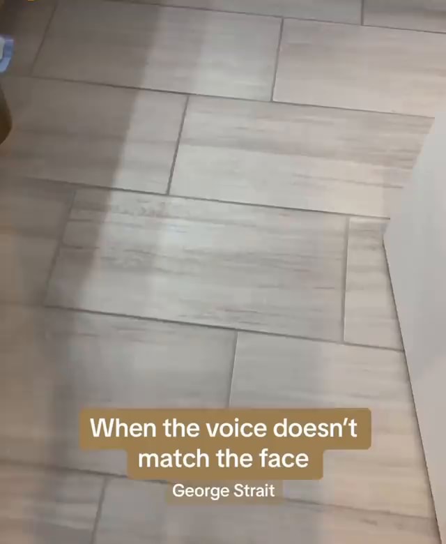 When the voice doesn't match the face George Strait - iFunny