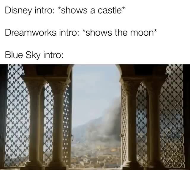 #gif #shitpost #dankmemes #memes - Disney intro: *shows a castle ...