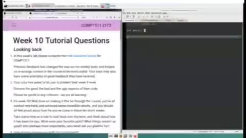 Week 10 Tutorial Questions - iFunny