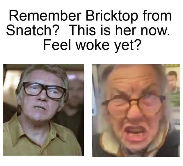 Remember Bricktop from Snatch? This is her now. Feel woke yet? - iFunny