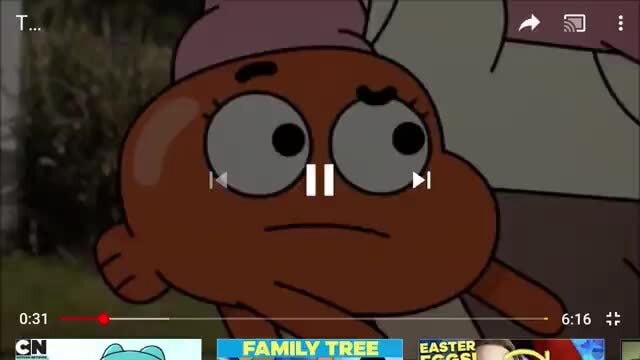 Invisible car chase in the amazing world of Gumball - )