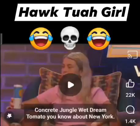 Hawk Tuah Girl par Concrete Jungle Wet Dream Tomato you know about New York. 1.4K - iFunny