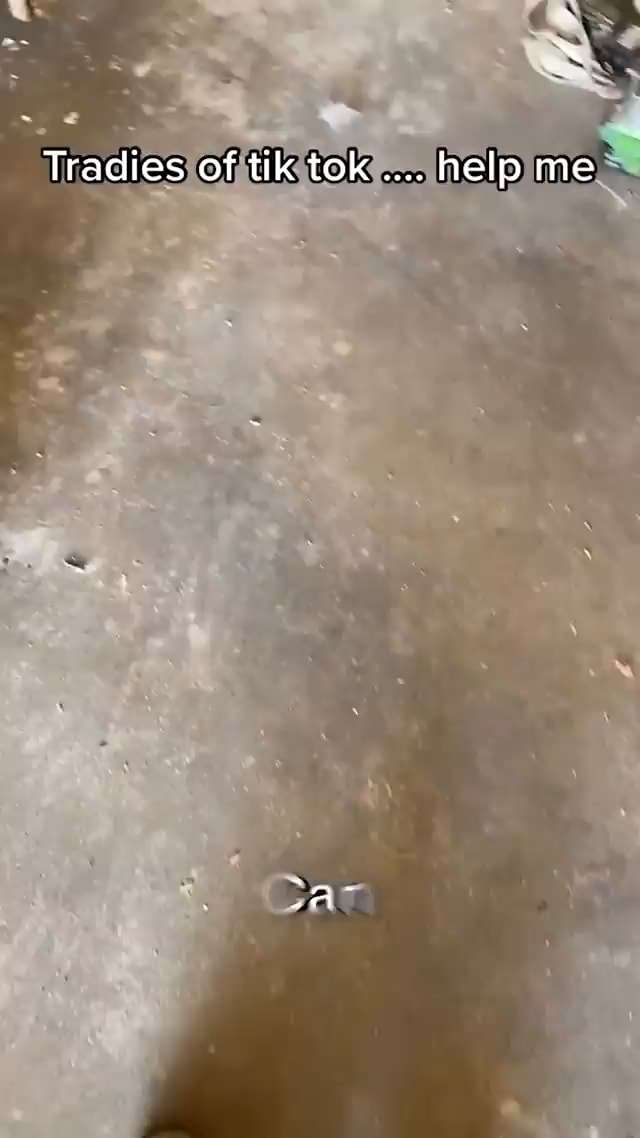 Tradies of tik tok help me - iFunny