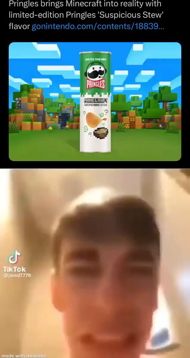 Pringles brings Minecraft into reality with limited-edition Pringles ...