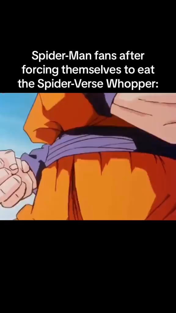 Spider-Man fans after forcing themselves to eat the Spider-Verse ...