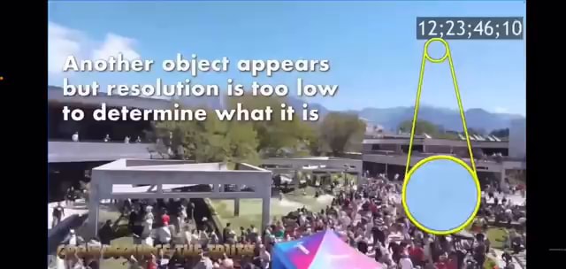 Aaother object appears but resalution is too low to determine what it ...