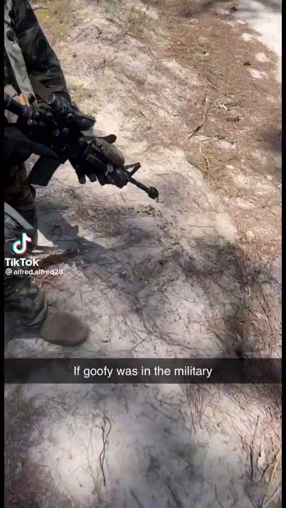 If goofy was in the military - iFunny