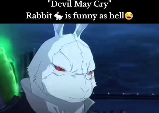 "Devil May Cry" Rabbit is funny as hell - iFunny