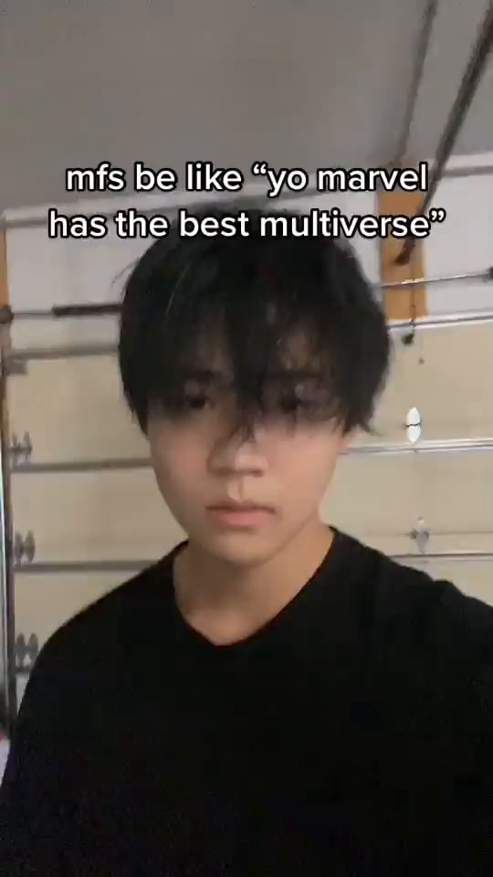 Mfs be like "yo marvel has the best multiverse" - iFunny