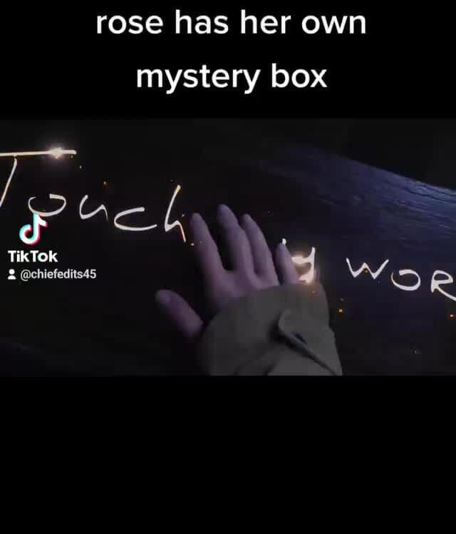 Rose has her own mystery box cf TikTOk - iFunny