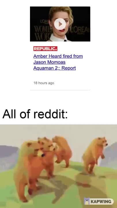 Amber Heard Fired From Jason Momoas Aquaman 2 Report 48 Hours Ago All