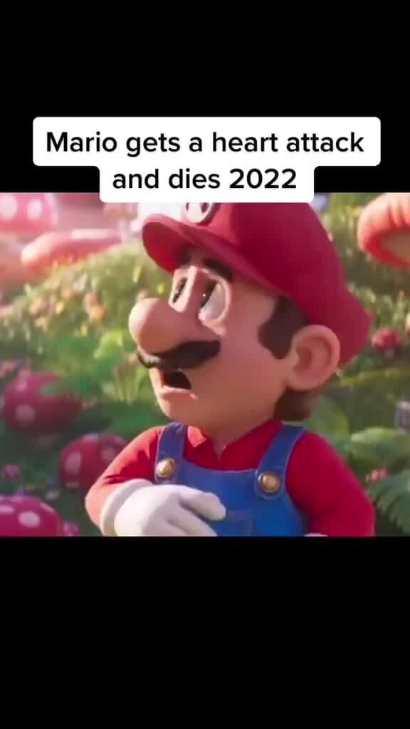 Mario gets a heart attack and dies 2022 - iFunny