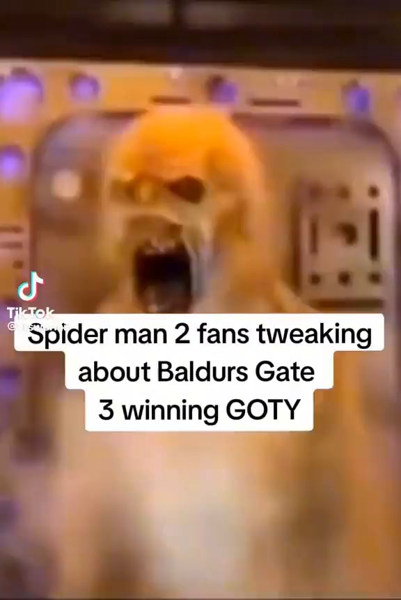 I Spider man 2 fans tweaking about Baldurs Gate 3 winning GOTY - iFunny