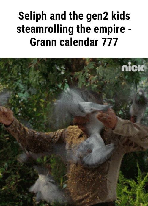 Seliph and the gen2 kids steamrolling the empire Grann calendar 777 ...