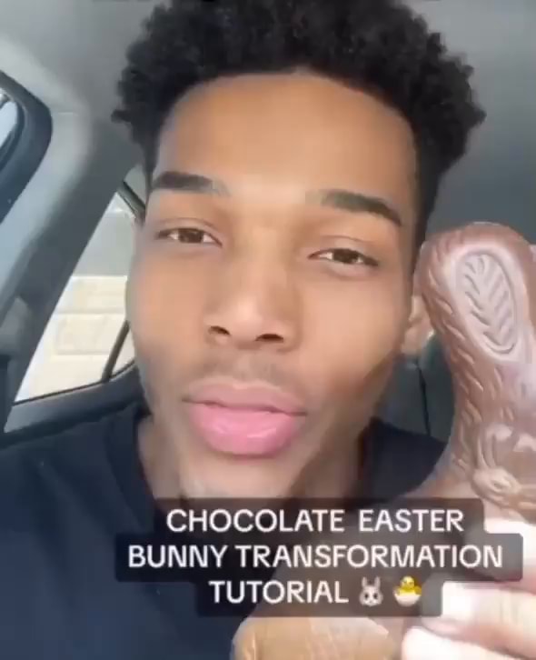 CHOCOLATE EASTER BUNNY TRANSFORMATION TUTORIAL & - iFunny
