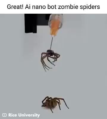 Great! Ai nano bot zombie spiders Rige University - iFunny