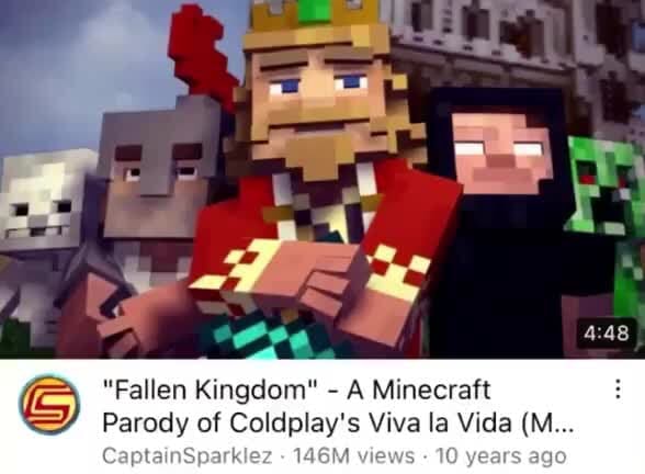 "Fallen Kingdom" - A Minecraft Parody of Coldplay's Viva la Vida (M ...