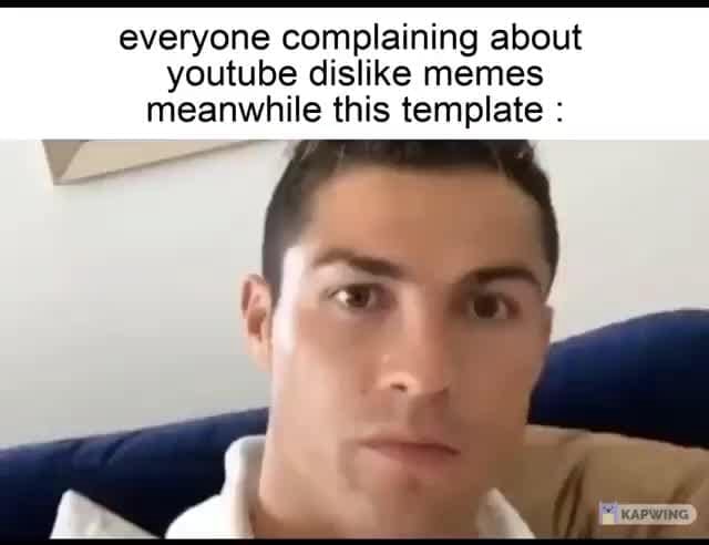 Everyone complaining about youtube dislike memes meanwhile this ...