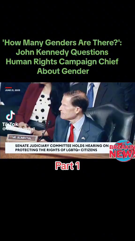 Memes - 'How Many Genders Are There?': John Kennedy Questions Human ...