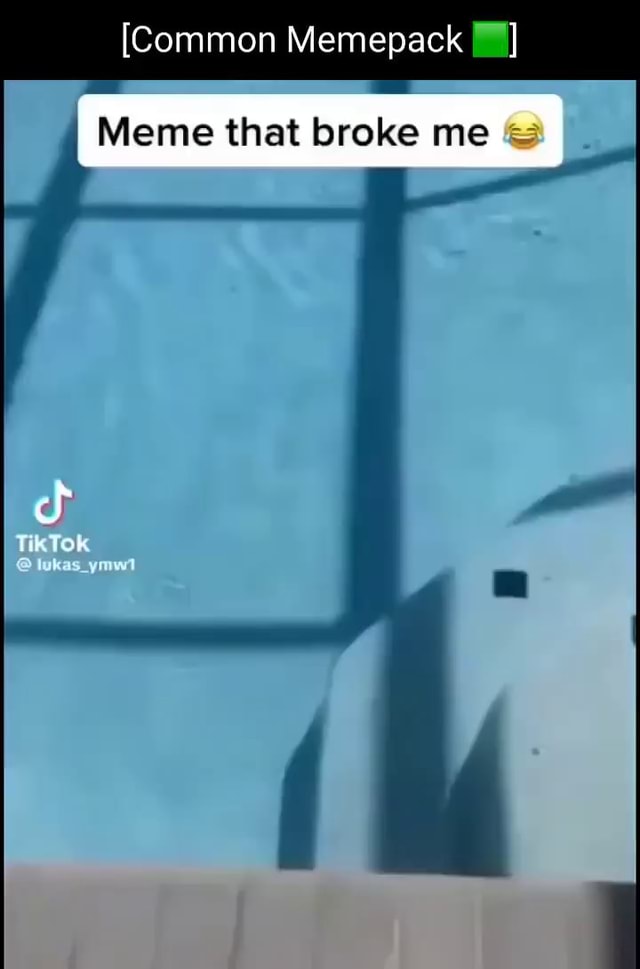 [Common Memepack I Meme that broke me & I_ TikTok lukas - iFunny