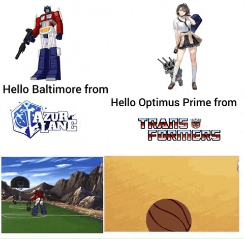 Hello Baltimore from Hello Optimus Prime from TRAMS - iFunny