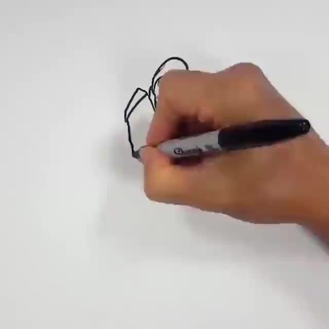 Partial Time lapse drawing of Sharpie and colored drawing I made for ...