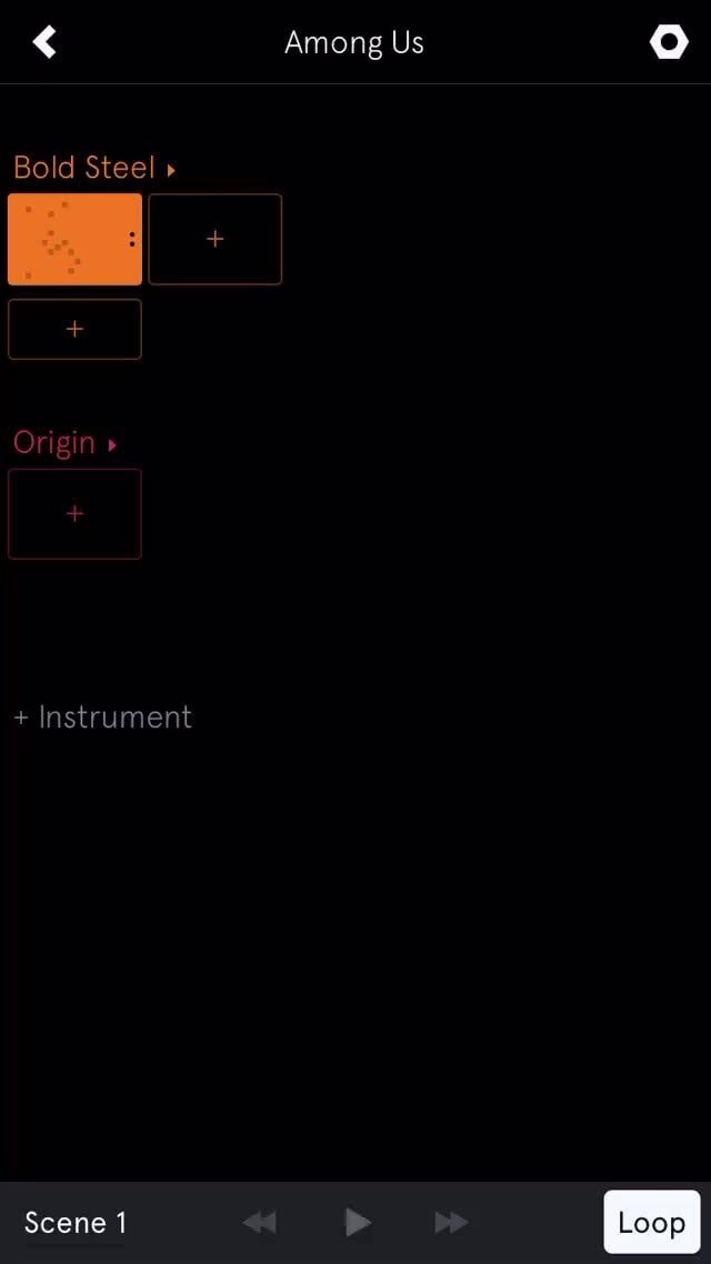 Bold Steel Origin + Instrument Scene 1 Among Us Loop - iFunny