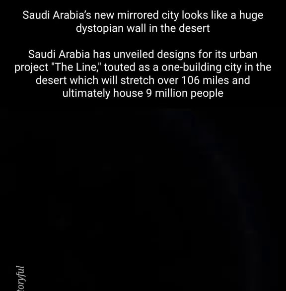 Oryful Saudi Arabia's new mirrored city looks like a huge dystopian ...