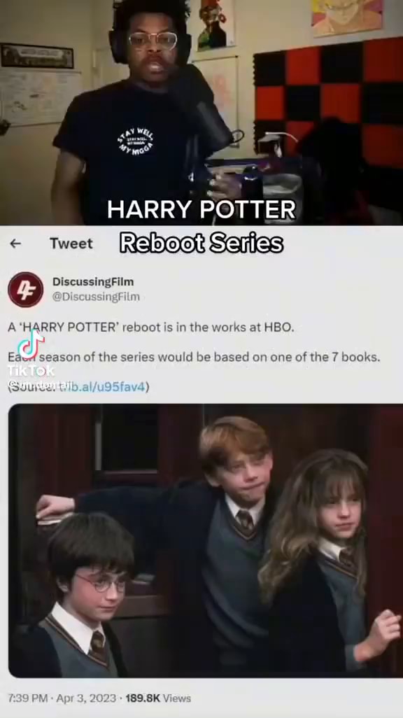 HARRY POTTER Tweet Reboot Seties A 'HARRY POTTER' re! in is the ks at ...