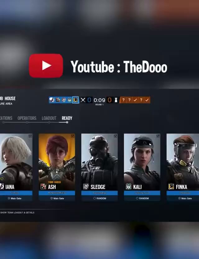 > Youtube : TheDooo HOUSE ATIONS OPERATORS LOADOUT READY - iFunny