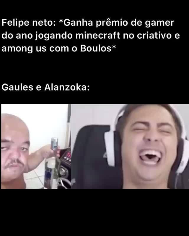 Felipe neto: *Ganha prêmio de gamer do ano jogando minecraft no ...