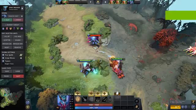 'SPAWN DUMMY TARGET ecerre DIT SELECTED UNITS SCEPTER SHARD INVULN ON ...