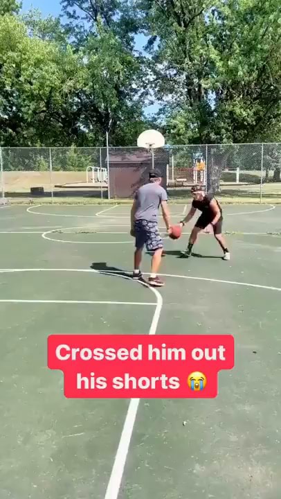 Crossed him out his shorts - iFunny