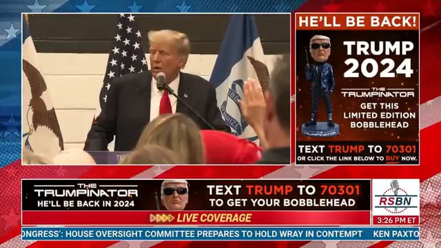 HE'LL BE BACK! TRUMP 2024 TRUOMPINRTOR GET THIS. LIMITED EDITION ...
