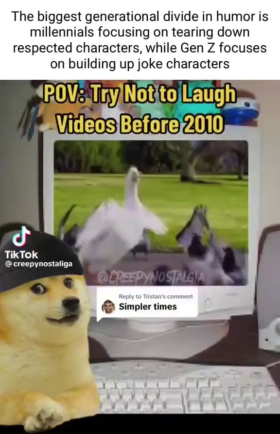 The biggest generational divide in humor is millennials focusing on ...