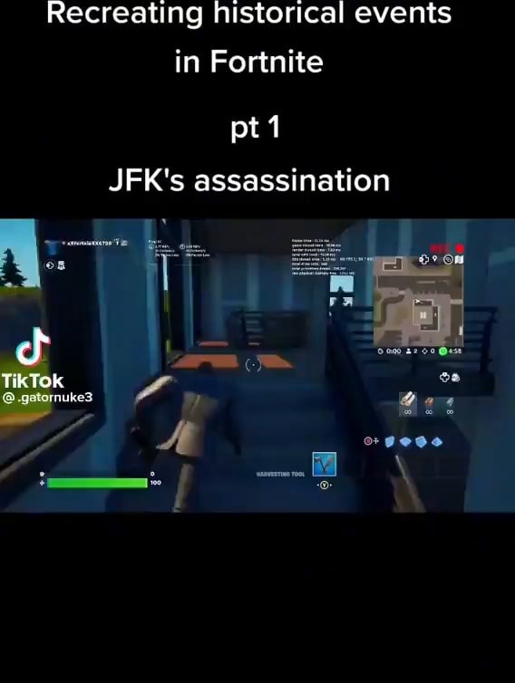 Recreating historical events in Fortnite pt JFK's assassination Bi Tik ...