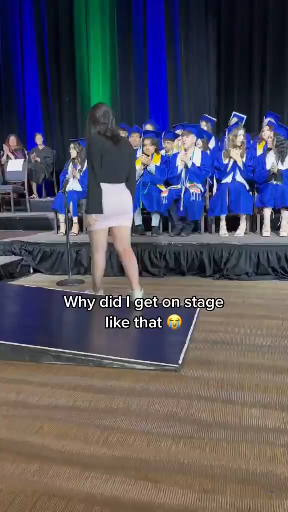 Why did get on stage like that - iFunny