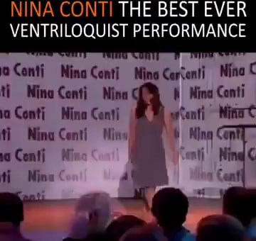 NINA CONTI THE BEST EVER VENTRILOQUIST PERFORMANCE Centi Nina Conti ...
