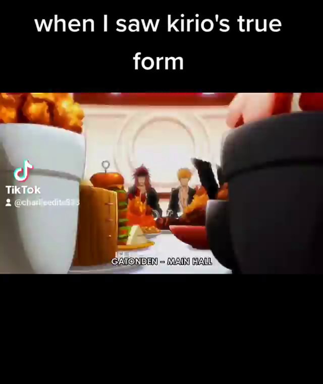 When I saw kirio's true form cf OMEN = VAIN - iFunny