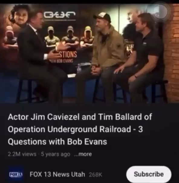 Actor Jim Caviezel and Tim Ballard of Operation Underground Railroad ...
