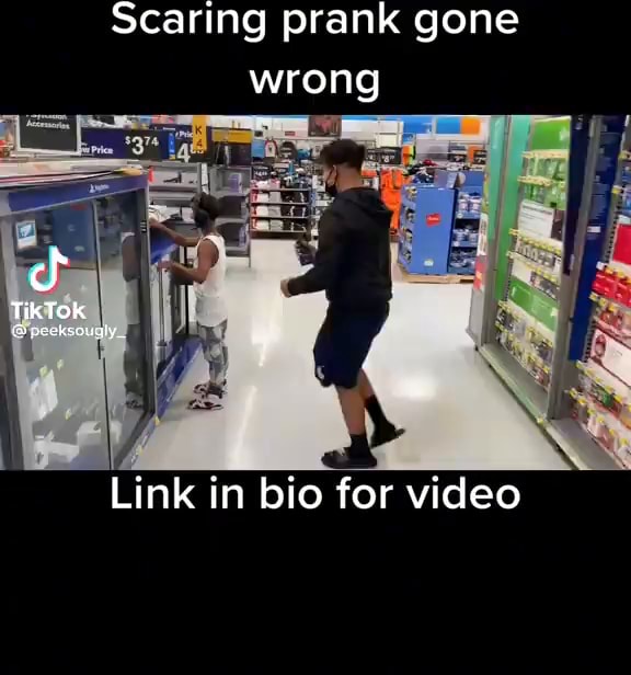Scaring prank gone wrong TikTok Link in bio for video - iFunny