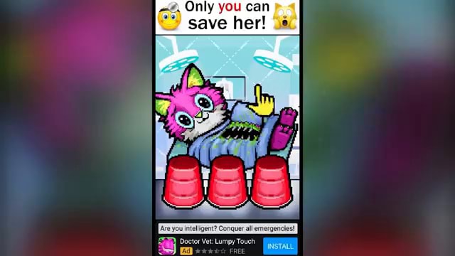 Cursed Mobile Game Ad by LumpyTouch - Only you can save her! - iFunny