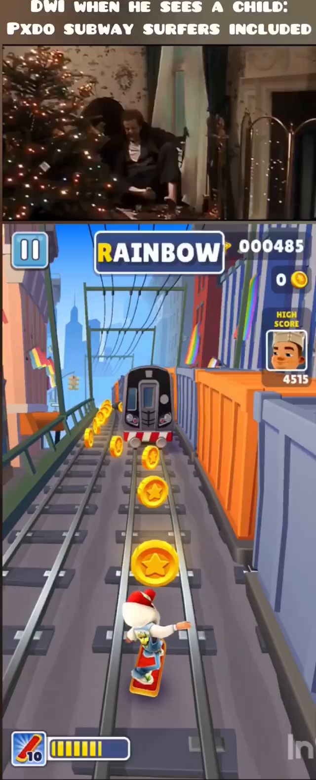 DWE WHEN HE SEES A CHILD: PXDO SUBWAY SURFERS INCLUDED I AINBOW, 000485 ...