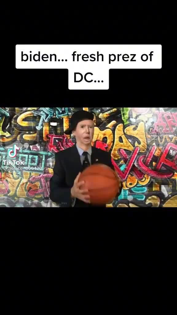 Biden... fresh prez of DC... TikTOk - iFunny