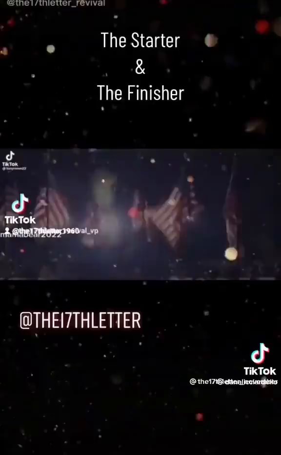 _revival The Starter The Finisher GTHEITTHLETTER TikTok @ the77 - iFunny