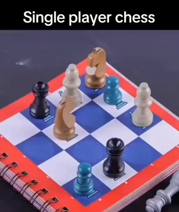 Single player chess - iFunny